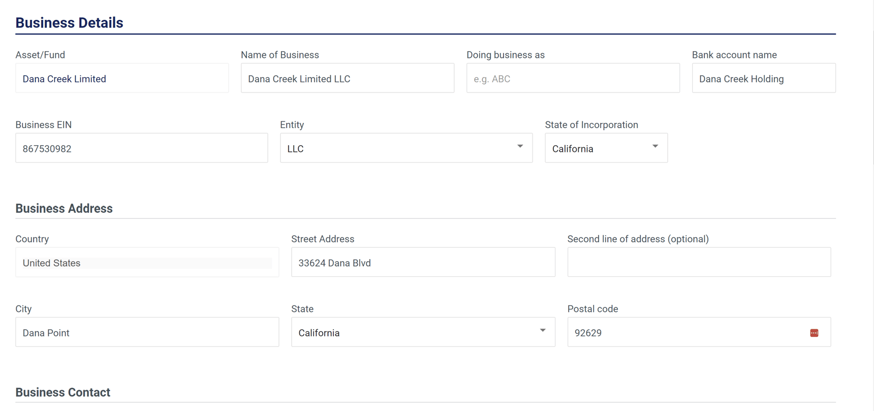 How do I open a CRE Bank account and add it to a property/asset in the ...