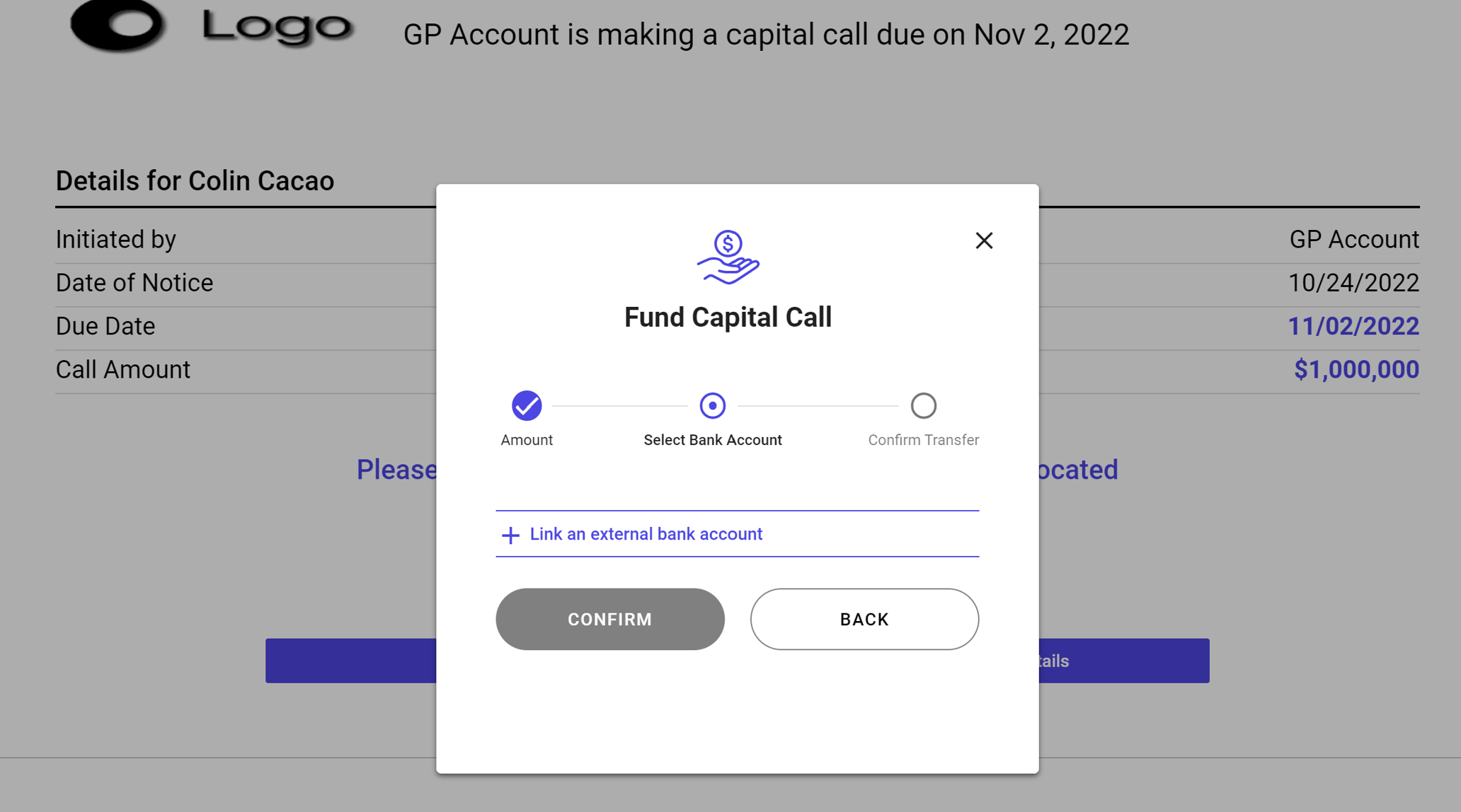 How does a real estate investor accept a Capital Calls on the Covercy ...