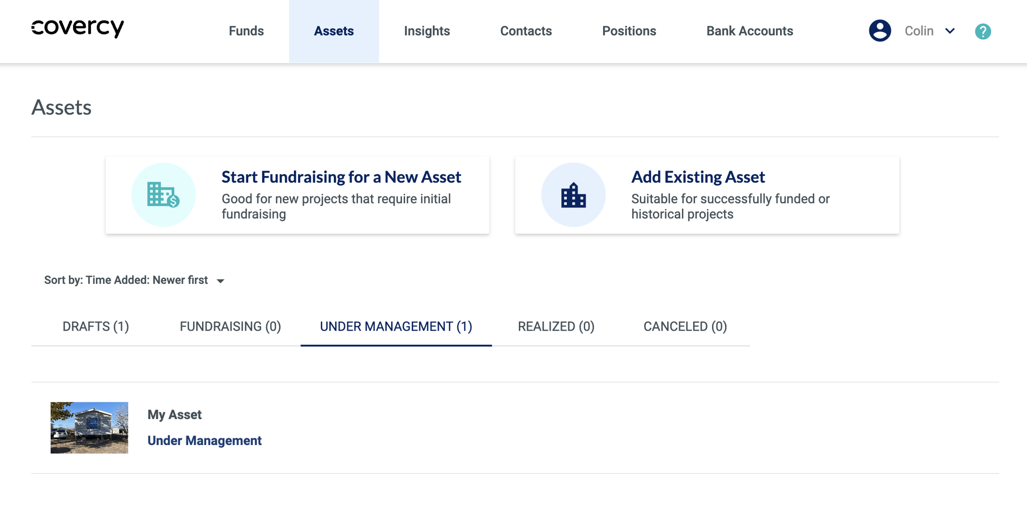 How do I create a waterfall distribution?